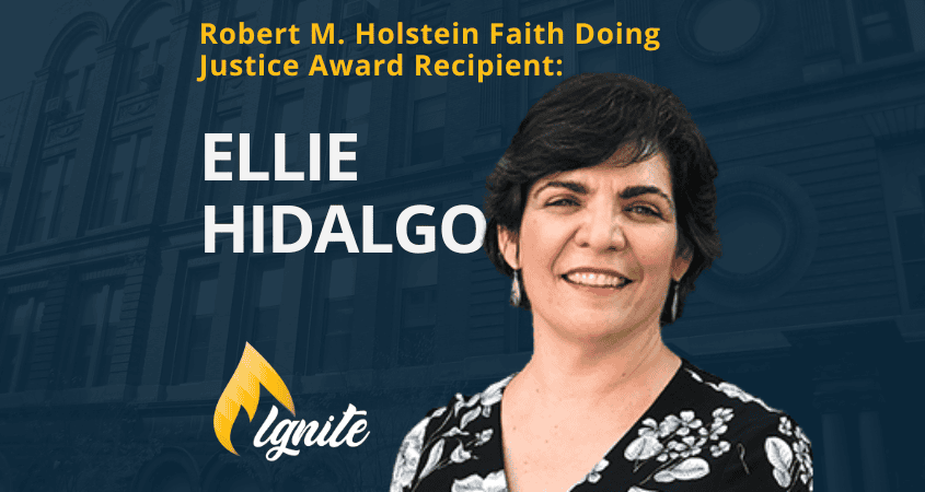 Video: Ellie Hidalgo: Robert M. Holstein Faith Doing Justice Award ...