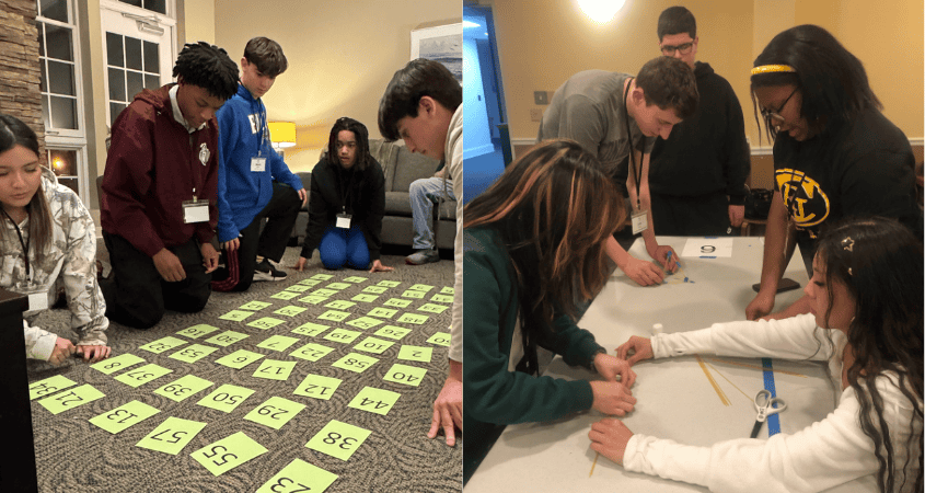 card tapping and marshmallow sticks - Ignatian Solidarity Network