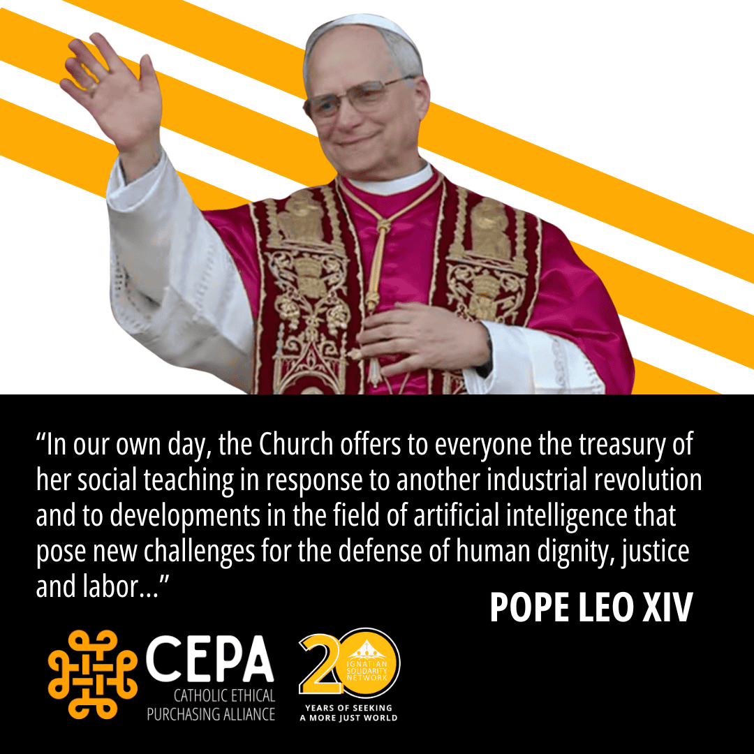 Instagram/Facebook: Pope Leo Quote - Ignatian Solidarity Network